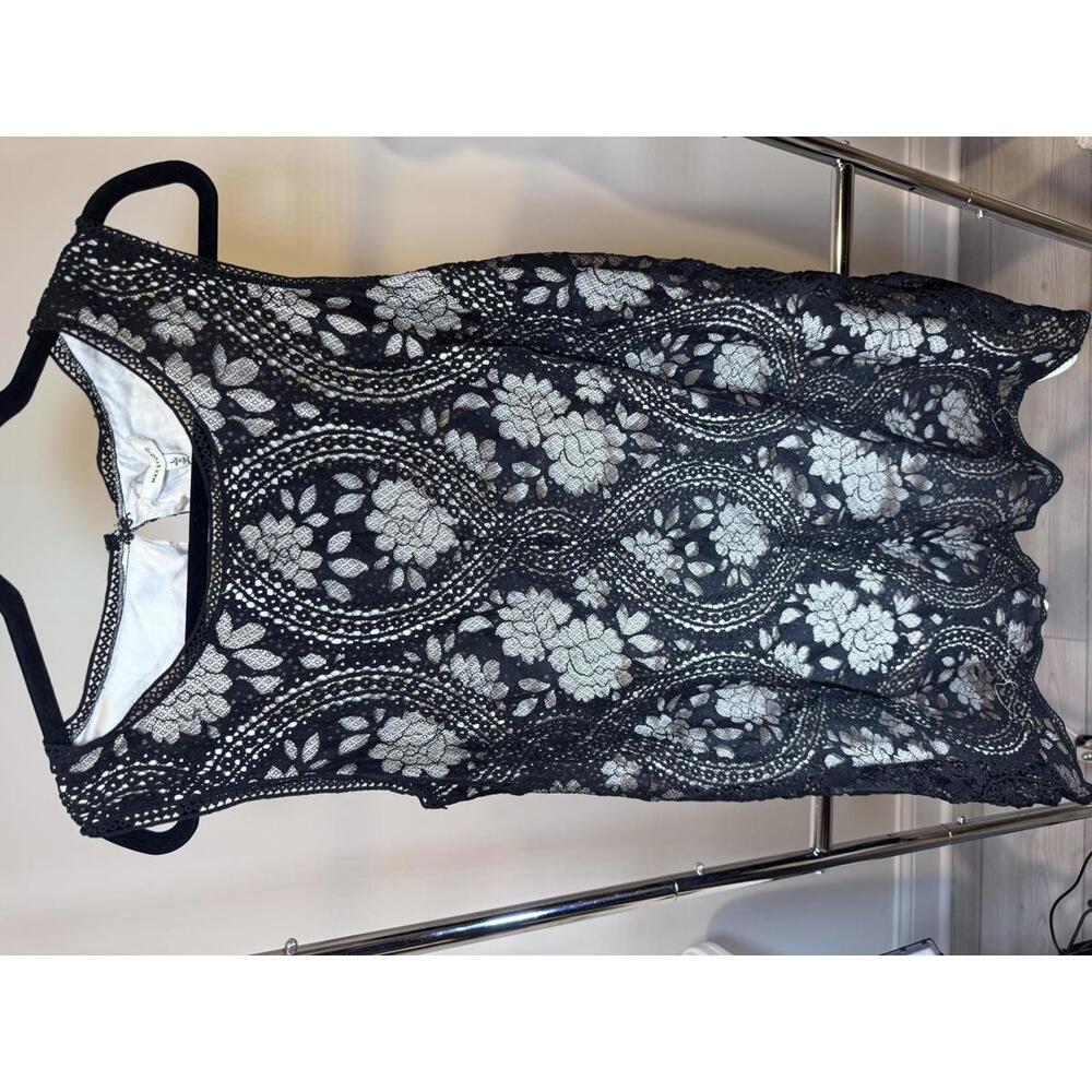 Max Studio Elegant Black Lace Dress - Gem